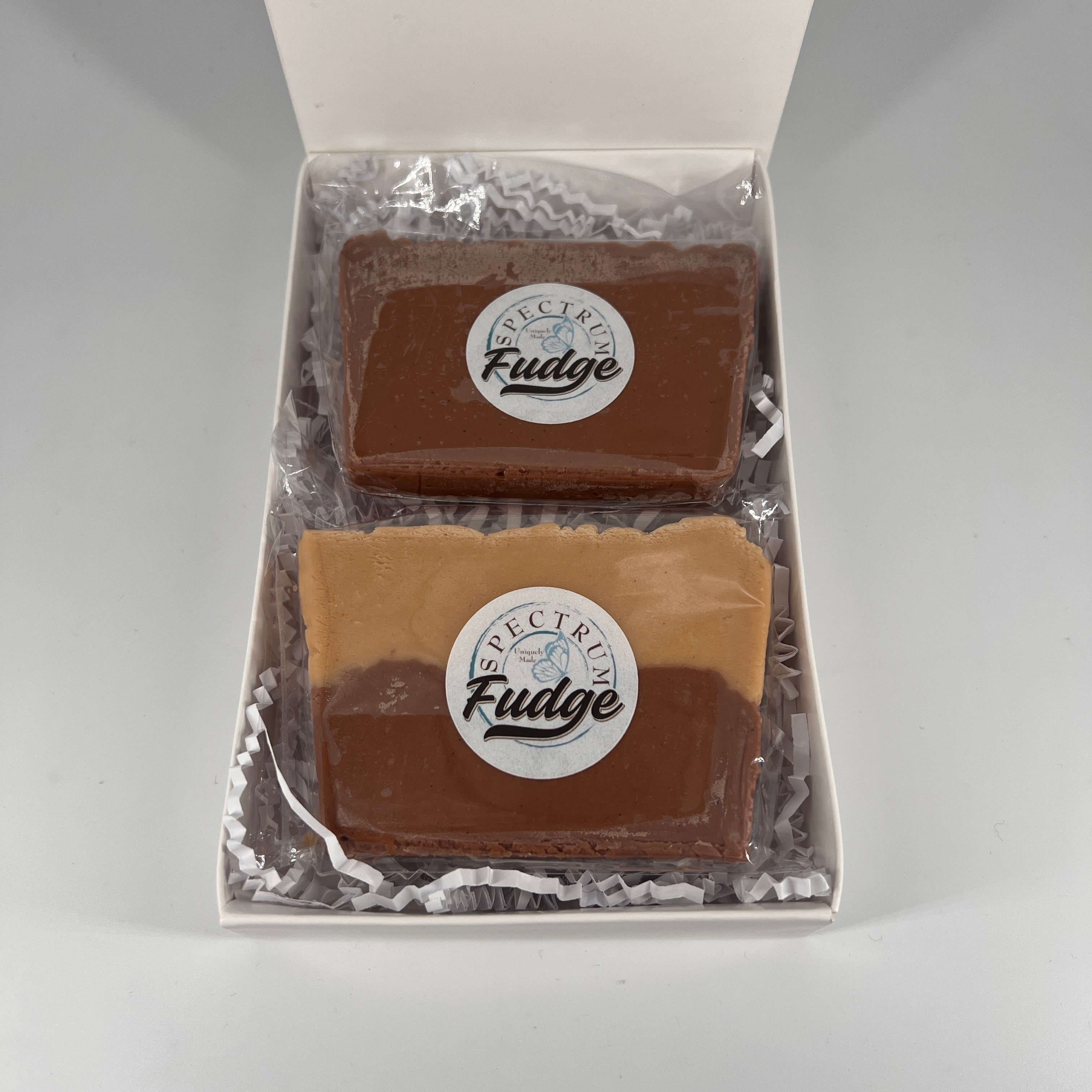 Chocolate & Peanut Butter Fudge Gift Box